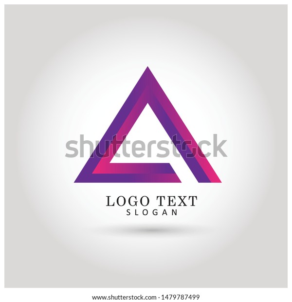 Triangle Modern Logo Icon Symbol Vector Stock Vector (Royalty Free ...