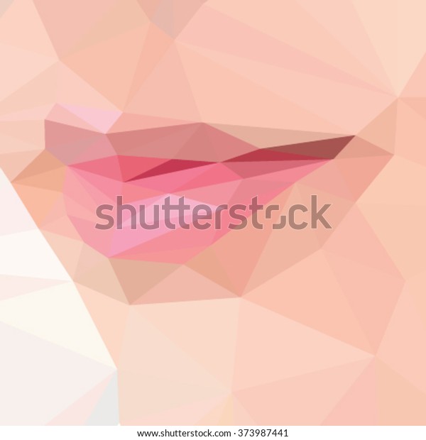 Triangle Mouth Design Stock Vector (Royalty Free) 373987441 | Shutterstock