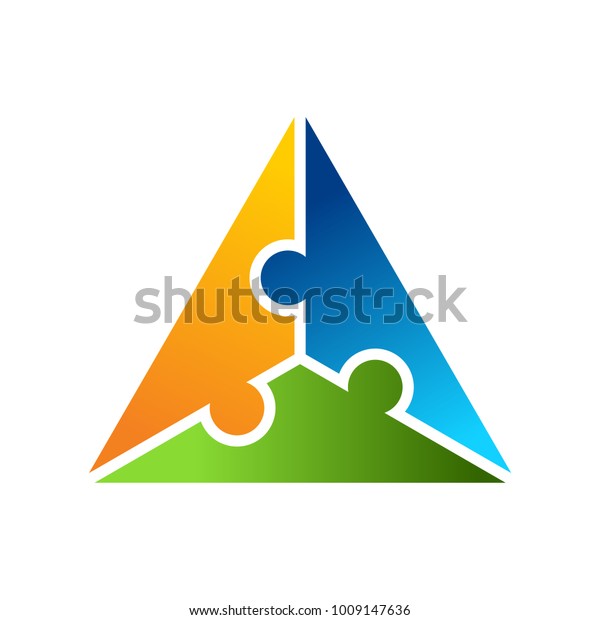 Triangle People Logo Template Stock Vector (Royalty Free) 1009147636 ...