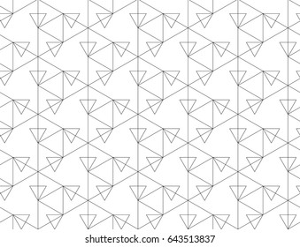 Triangle Polygon Crossing Line Trendy Seamless: vector de stock (libre ...