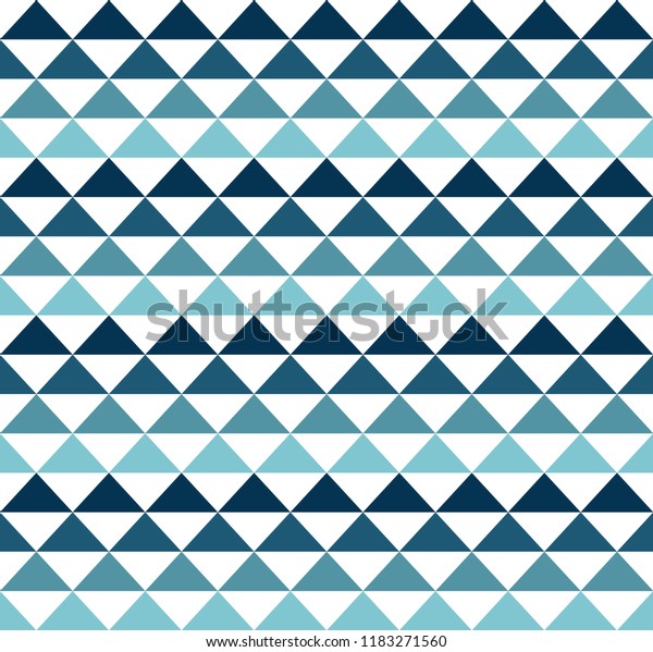 Triangle Rainbow Seamless Geometric Wave Pattern Stock Vector (Royalty ...