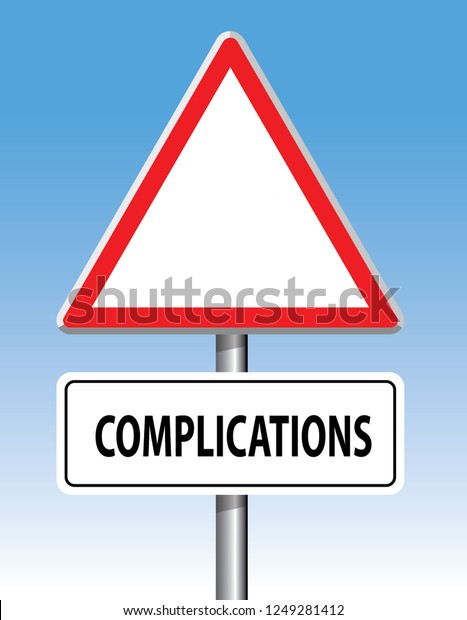 Triangle Road Sign Complicated Stock Vector (Royalty Free) 1249281412 ...
