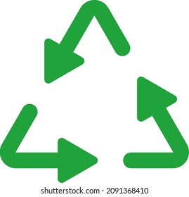 Triangle Rotation Arrow Vector Icon Stock Vector (Royalty Free ...