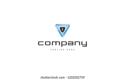 Triangle Security Vector Logo Stock Vector (Royalty Free) 1203202759 ...