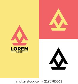 Triangle Shape Logo Perfect Modern Logos Stock Vector (Royalty Free ...