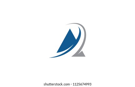 Triangle Swoosh Logo Icon Vector: เวกเตอร์สต็อก (ปลอดค่าลิขสิทธิ์ ...