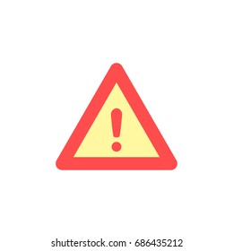 Triangle Warning Symbol Stock Vector (Royalty Free) 686435212 ...