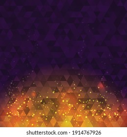 Triangles Background White Dots Stock Vector (Royalty Free) 1914767926 ...
