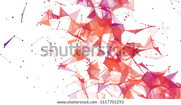 Triangles Blood Texture Dots Red Background Stock Vector (Royalty Free ...