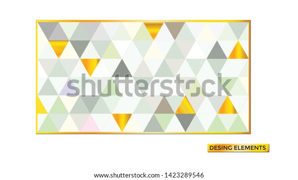 Triangles Graphics Smooth Transition Color Background Stock Vector ...