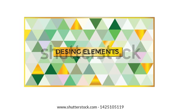 Triangles Graphics Smooth Transition Color Background Stock Vector ...