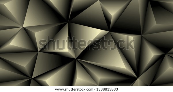 Triangles Triangles Shadows Seamless Abstract Texture Stock Vector ...