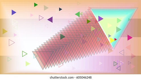 Triangles Texture Art Stock Vector (Royalty Free) 605046248 | Shutterstock