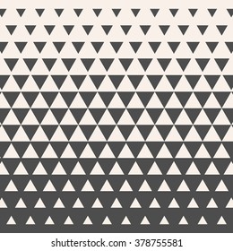 Triangles Vintage Halftone Gradient Geometric Background Stock Vector (Royalty Free) 378755581 ...