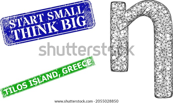 Triangular Eta Greek Lowercase Symbol Model Stock Vector (Royalty Free ...