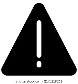 Triangular Signboard Exclamation Mark Signal Warning Stock Vector ...