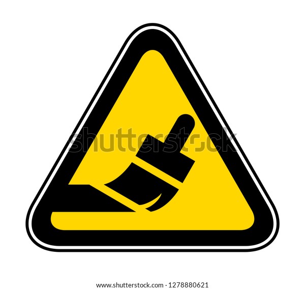 Triangular Yellow Warning Hazard Symbol Vector: Vector có sẵn (miễn phí ...