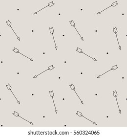 Tribal Arrows Pattern Ethnic Seamless Vector Stock Vector (Royalty Free ...