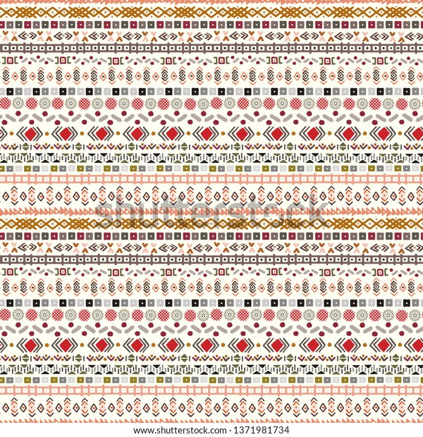Tribal Art Ethnic Seamless Pattern Vintage Stock Vector (Royalty Free ...