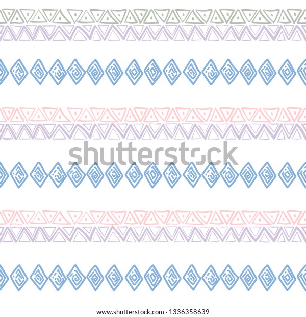 Tribal Art Pattern Ethnic Geometric Print Stock Vector (Royalty Free ...