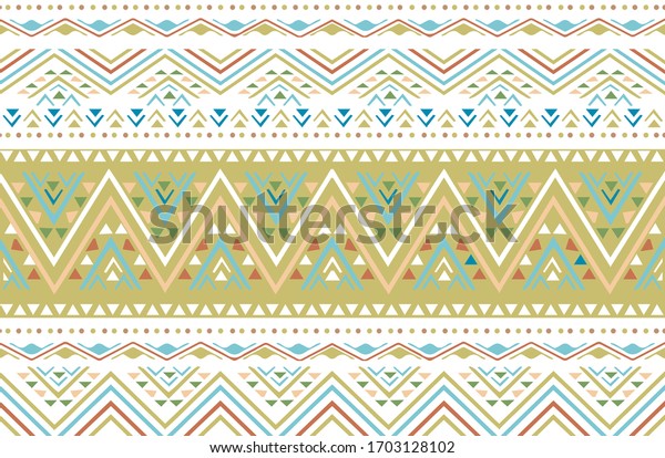Tribal Art Pattern Ethnic Geometric Print Stock Vector (Royalty Free ...