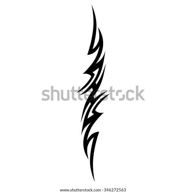 Tribal Flame Tattoo Designs Tribal Tattoo Stock Vector (Royalty Free ...