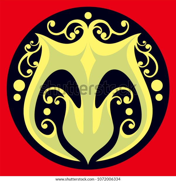 Tribal Letter Logo M Stock Vector (Royalty Free) 1072006334 | Shutterstock