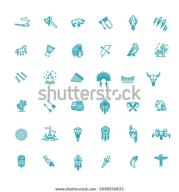 Tribal Outline Icon Set Vector: เวกเตอร์สต็อก (ปลอดค่าลิขสิทธิ์ ...