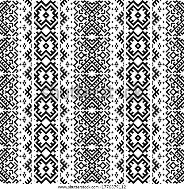 Tribal Seamless Ethnic Pattern Illustration Texture Stock Vector ...