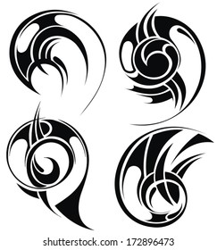 Vektor Stok Mor Pankh Logo Peacock Feather Logo (Tanpa Royalti ...