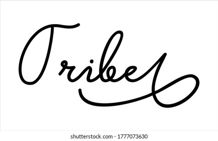 Vektor Stok Merci Brush Hand Lettering On White (Tanpa Royalti ...