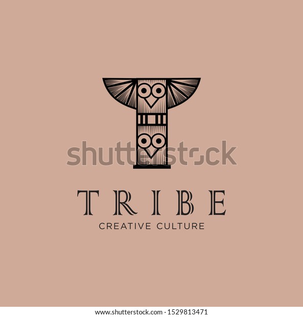 Tribe Logo Design Vector Stock Stock Vector (Royalty Free) 1529813471