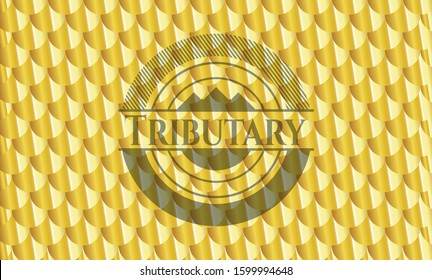 Unavailable Gold Emblem Scales Pattern Vector Stock Vector (Royalty ...