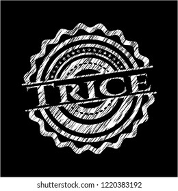 Trice Chalkboard Emblem Stock Vector (Royalty Free) 1220383192 ...