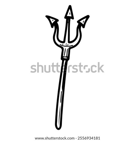 Trident Drawing | Free download on ClipArtMag