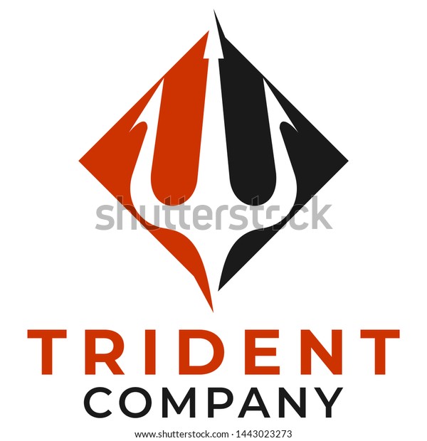Trident Vector Company Logo Icon Design Stock Vector (Royalty Free ...