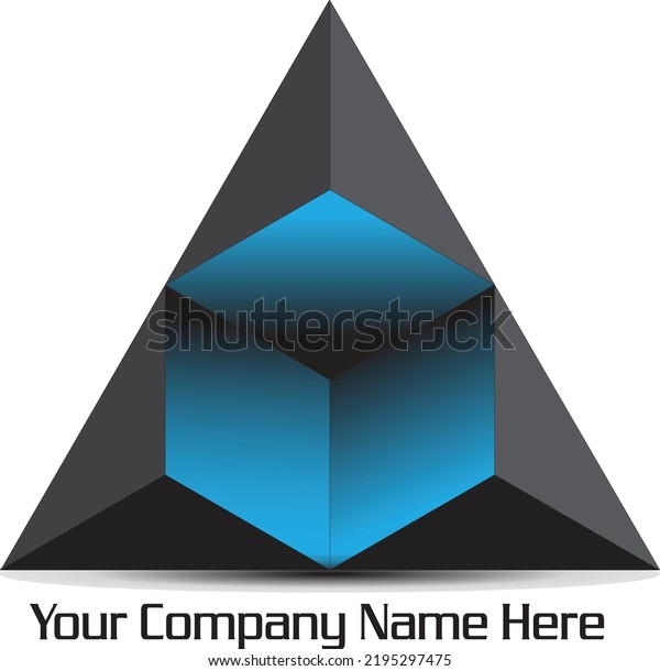 Trigon Uniqe Logo Design Template Stock Vector (Royalty Free ...