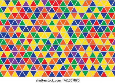 Triiangle Rainbow Rainbow Pastel Stroke Background Stock Vector ...