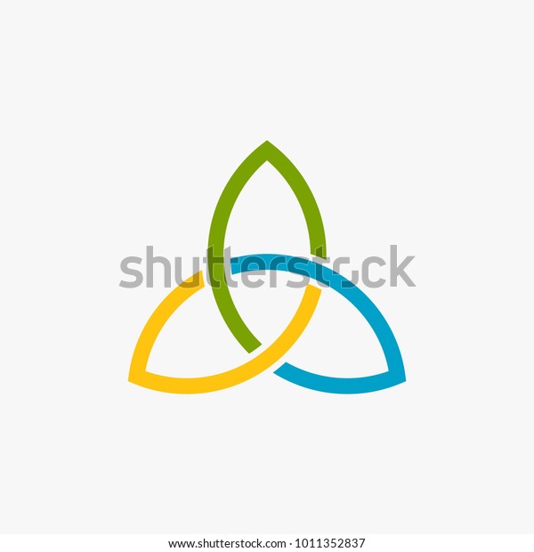 Trinity Logo Design Inspiration Trinity Love Stock Vector (Royalty Free ...