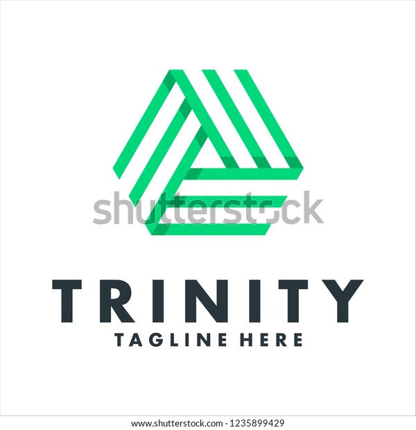 Trinity Modern Logo Design Modern Company Stock Vector (Royalty Free ...