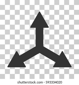 Triple Arrows Icon Vector Illustration Style Stock Vector (Royalty Free ...