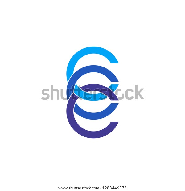 Triple C Logo Concept On White Stock Vector (Royalty Free) 1283446573 ...
