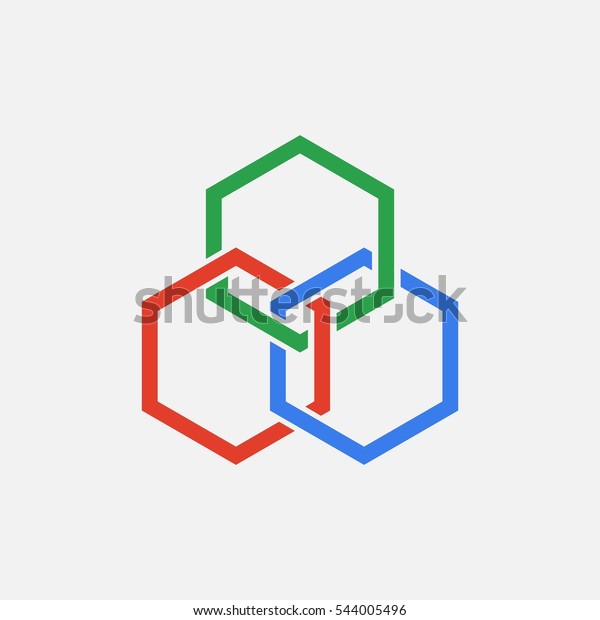 Triple Cube Logo Stock Vector (Royalty Free) 544005496 | Shutterstock