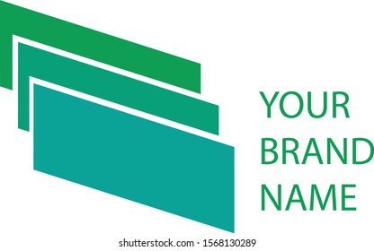 Triple Diagonal Lines Stripes Logo Vector Stock Vector (Royalty Free ...