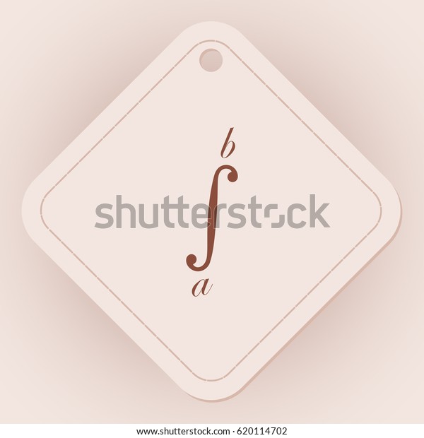 Triple Integral Mathematical Signs Stock Vector (Royalty Free ...