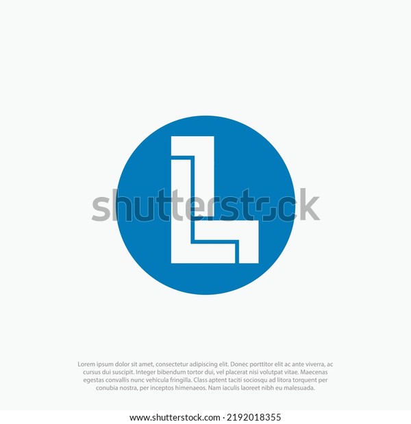 Triple L Logo One Capital L Stock Vector (Royalty Free) 2192018355 ...