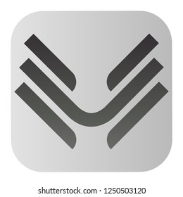 Triple Line Grey Box1 Stock Vector (Royalty Free) 1250503120 | Shutterstock