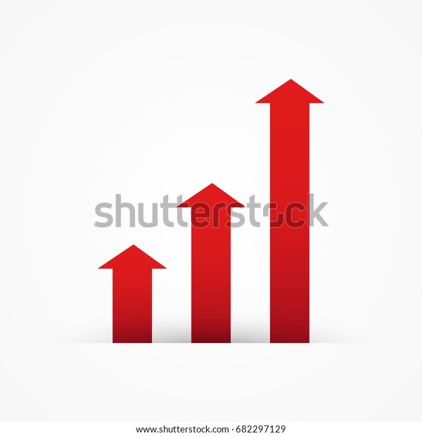Triple Red Arrow Logo Stock Vector (Royalty Free) 682297129 | Shutterstock
