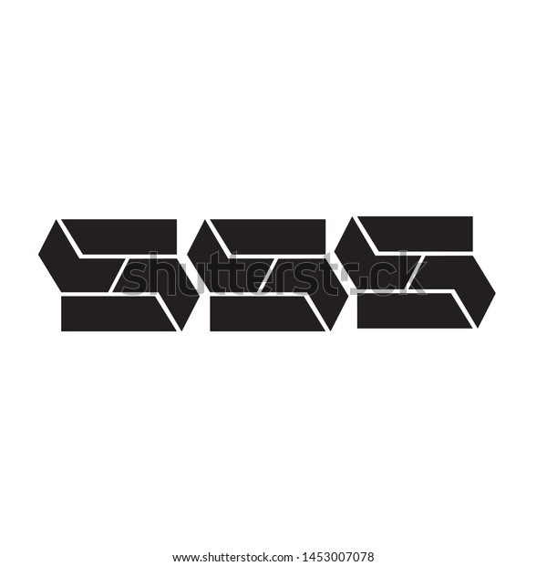 Triple S Logo Letter Vector Illustration Stock Vector (Royalty Free ...