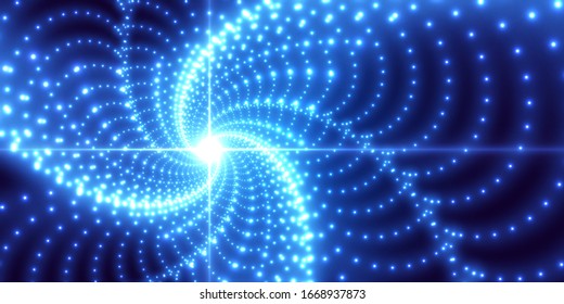 Triple Vortex Neon Lights Whirlpool Vector Stock Vector (Royalty Free ...